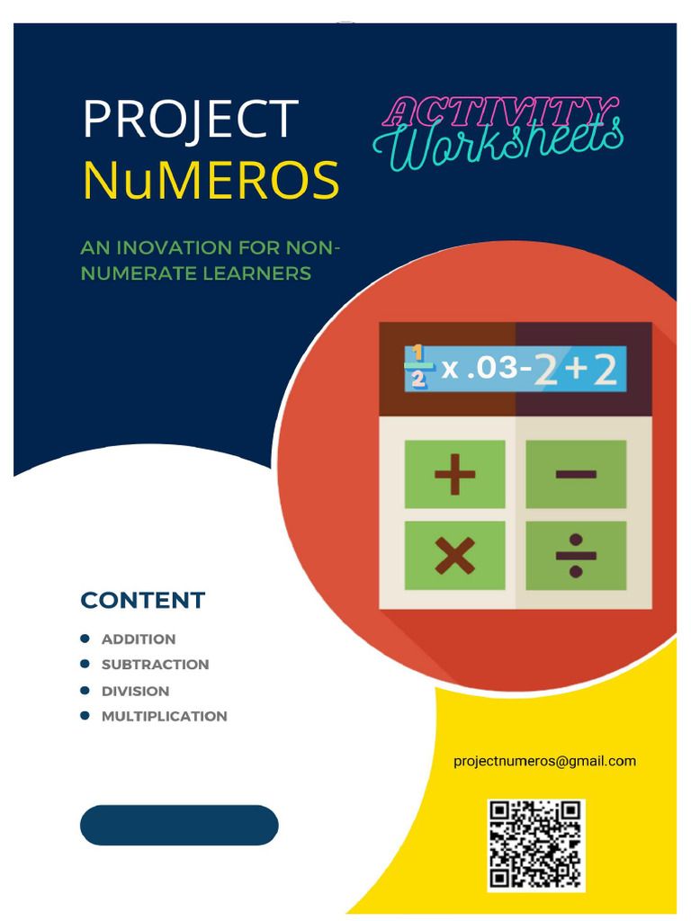 PROJECT NuMEROS Activity Worksheets | PDF | Numbers | Arithmetic