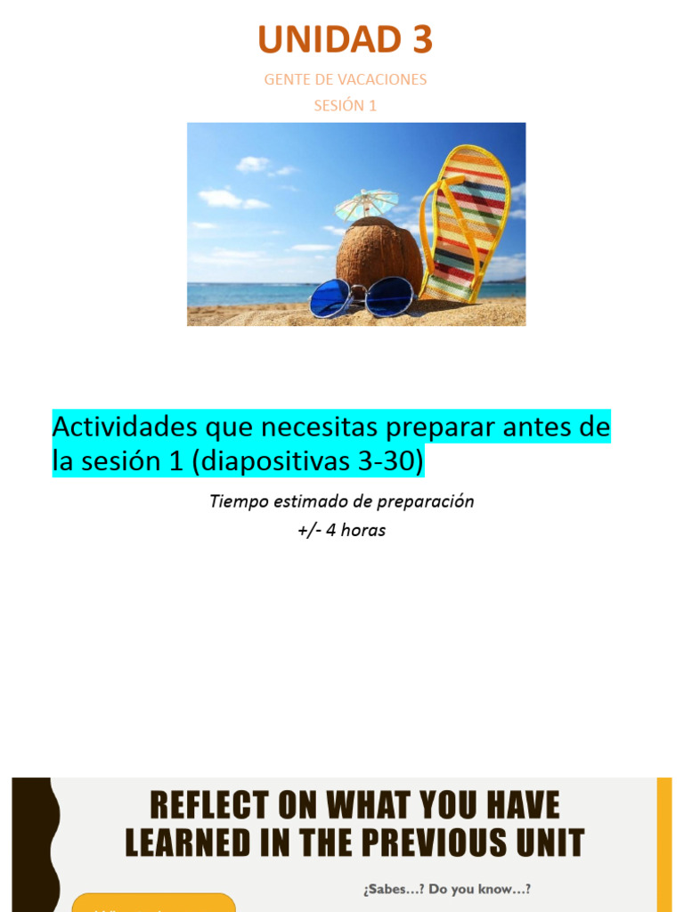 Unidad 3 Sesión 1 Pptx Pdf Lingüística