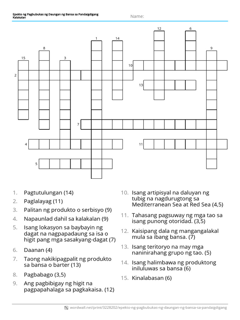 Epekto NG Pagbubukas NG Daungan NG Bansa Sa Pandaigdigang Kalakalan | PDF