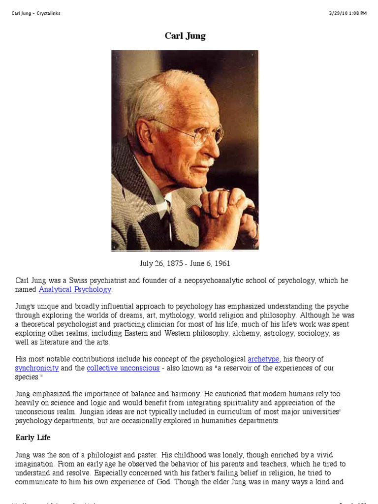 Carl Jung - Crystal Inks | PDF