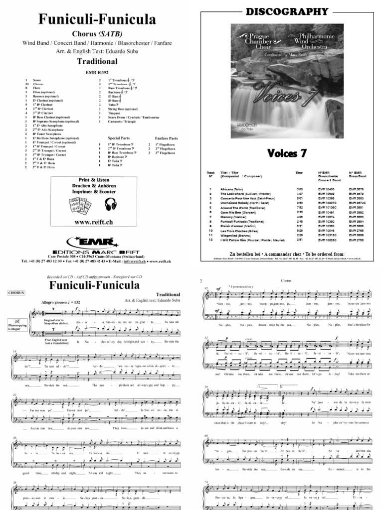 Funiculi Funicula | PDF