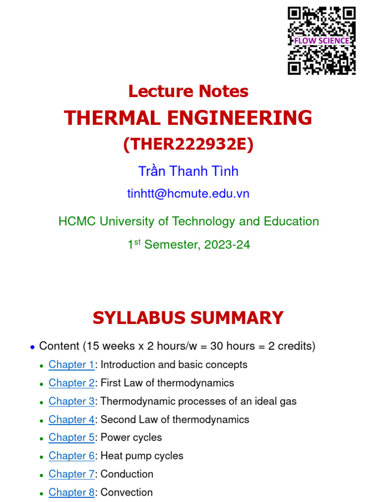 LectureNotes - Thermal - Ch1 | PDF | Heat | Thermodynamic Equilibrium