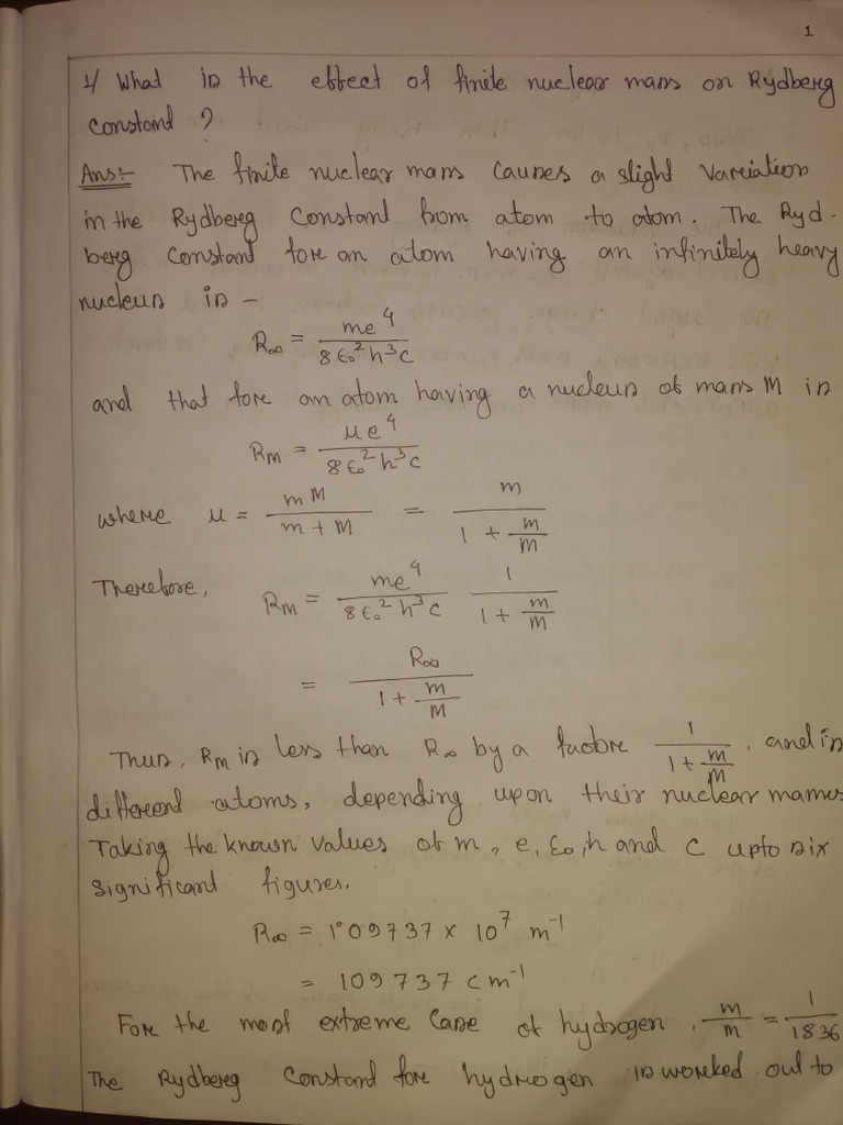 NERIST Assignment Atomic | PDF