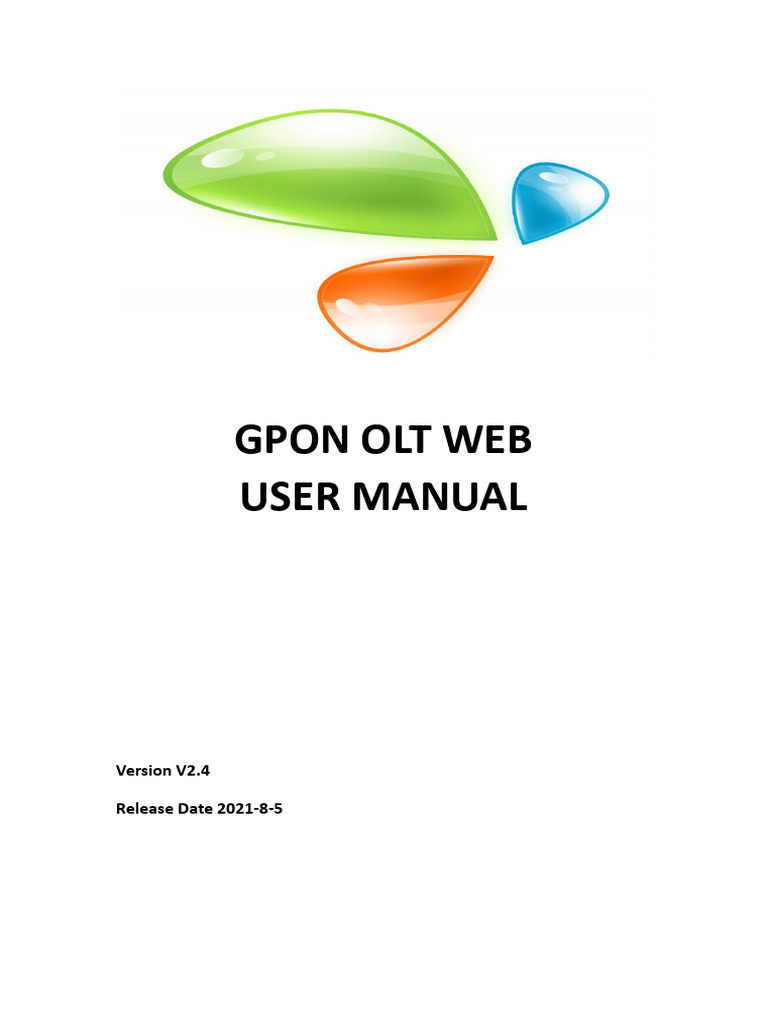 GPON OLT WEB User Manual - V2.5 | PDF | I Pv6 | Port (Computer Networking)