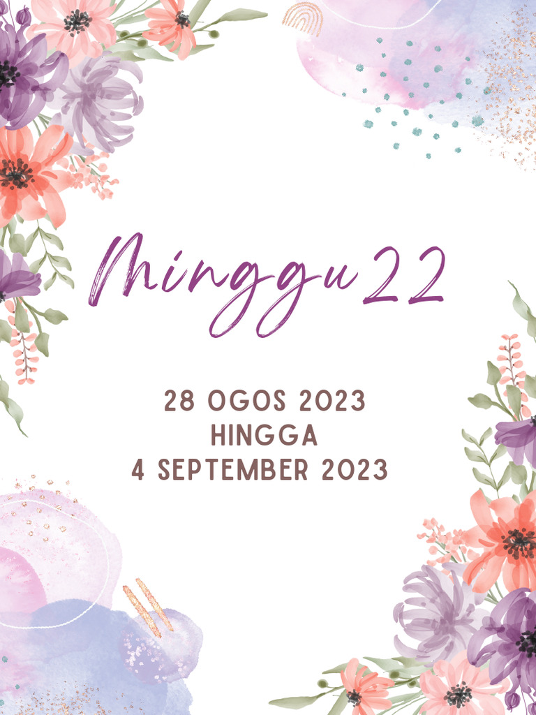 DIVIDER MINGGUAN RPH TEMA SOFT PURPLE BY CIKGUEVAKONGSI | PDF