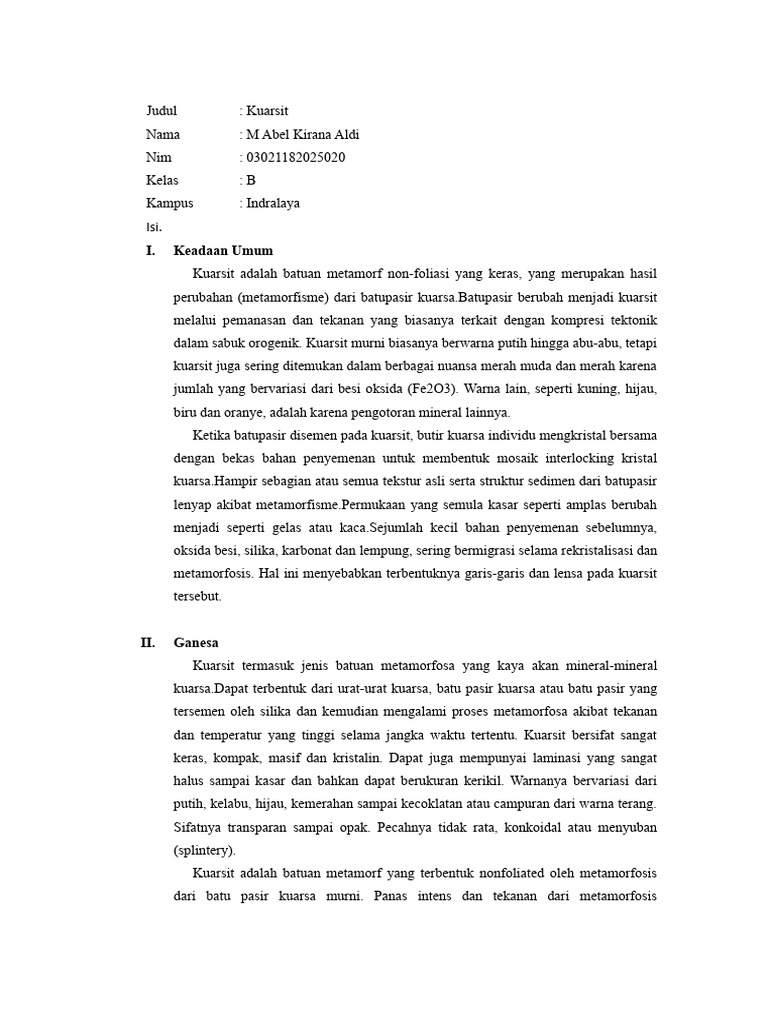 Kuarsit | PDF