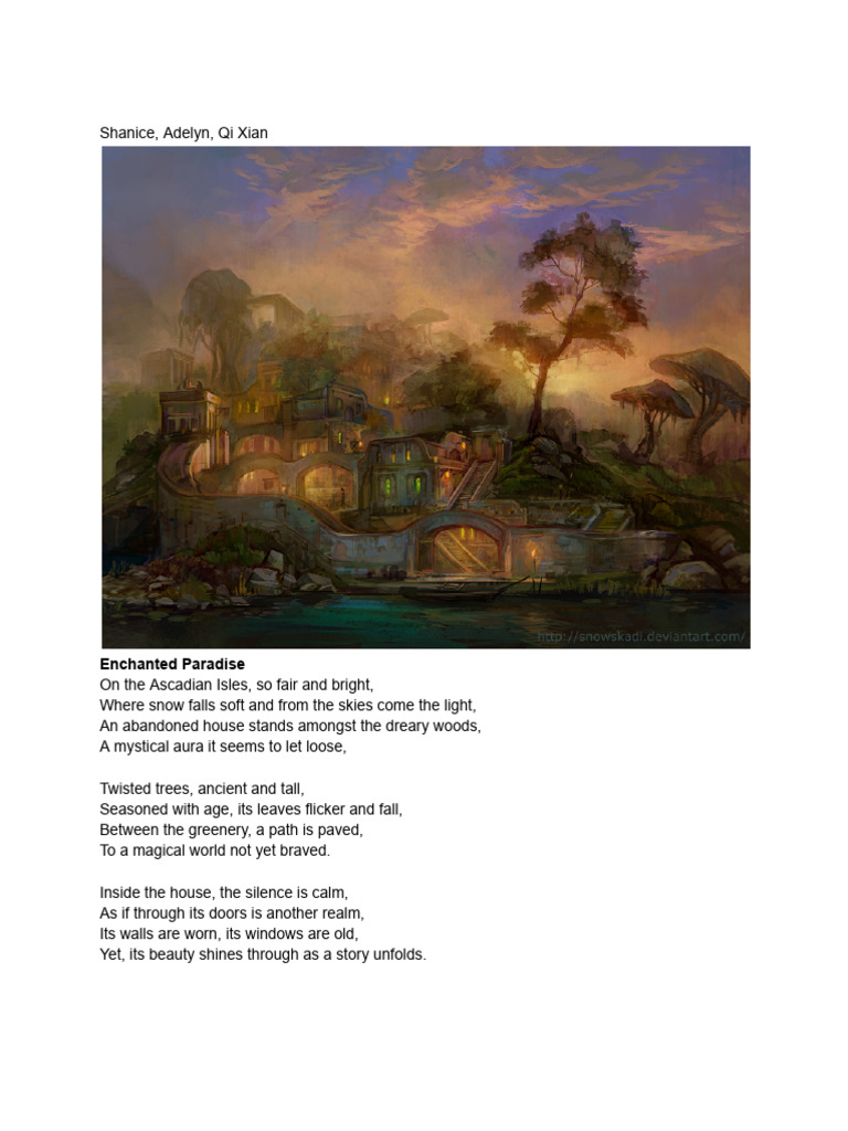 Enchanted Paradise | PDF | Poetry