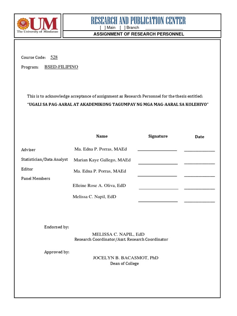 Assignment For RP | PDF Assignment For RP | PDF