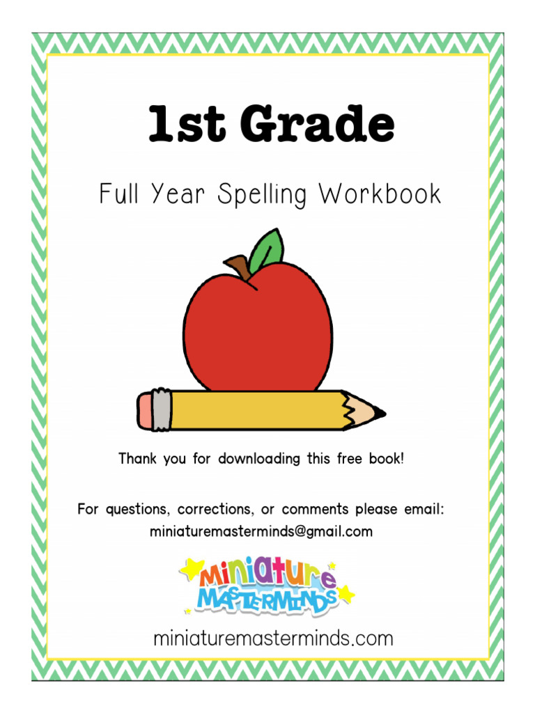 1st Grade Spelling | PDF | Applied Linguistics | Writing