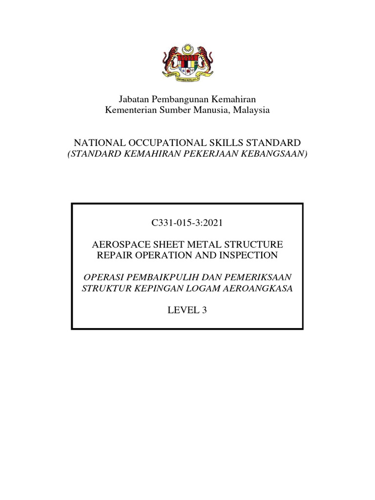 C331-015-3-2021 Aerospace Sheet Metal Structure | PDF | Coating | Federal Aviation Administration