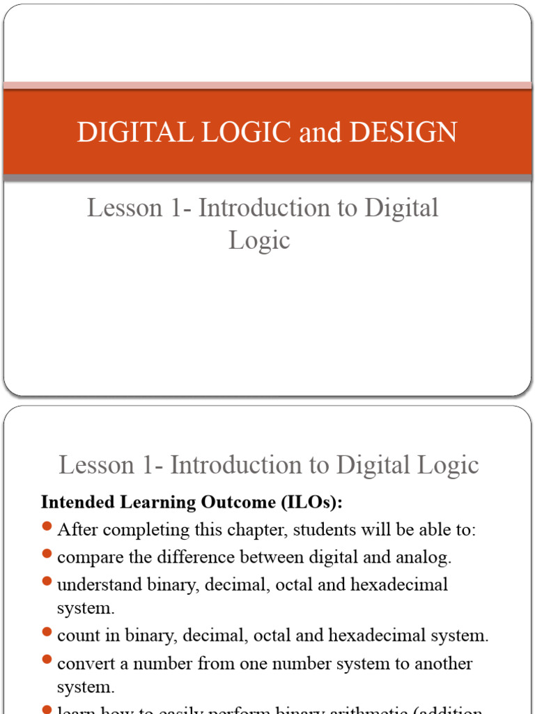 UNIT1 Introduction To Digital Logic | Download Free PDF | Digital ... UNIT1 Introduction To Digital Logic | Download Free PDF | Digital ...