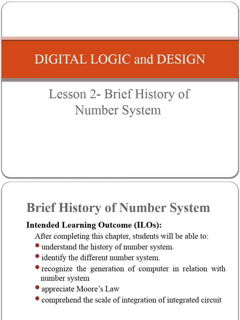 History of Number Systems in Computing | PDF | Integrated Circuit | Decimal