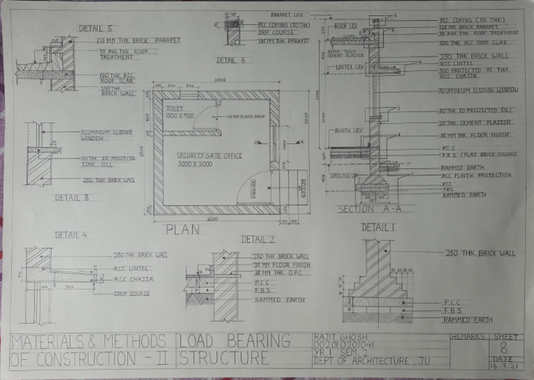 Load Bearing Structure Design Details | PDF | Environmental Design ...