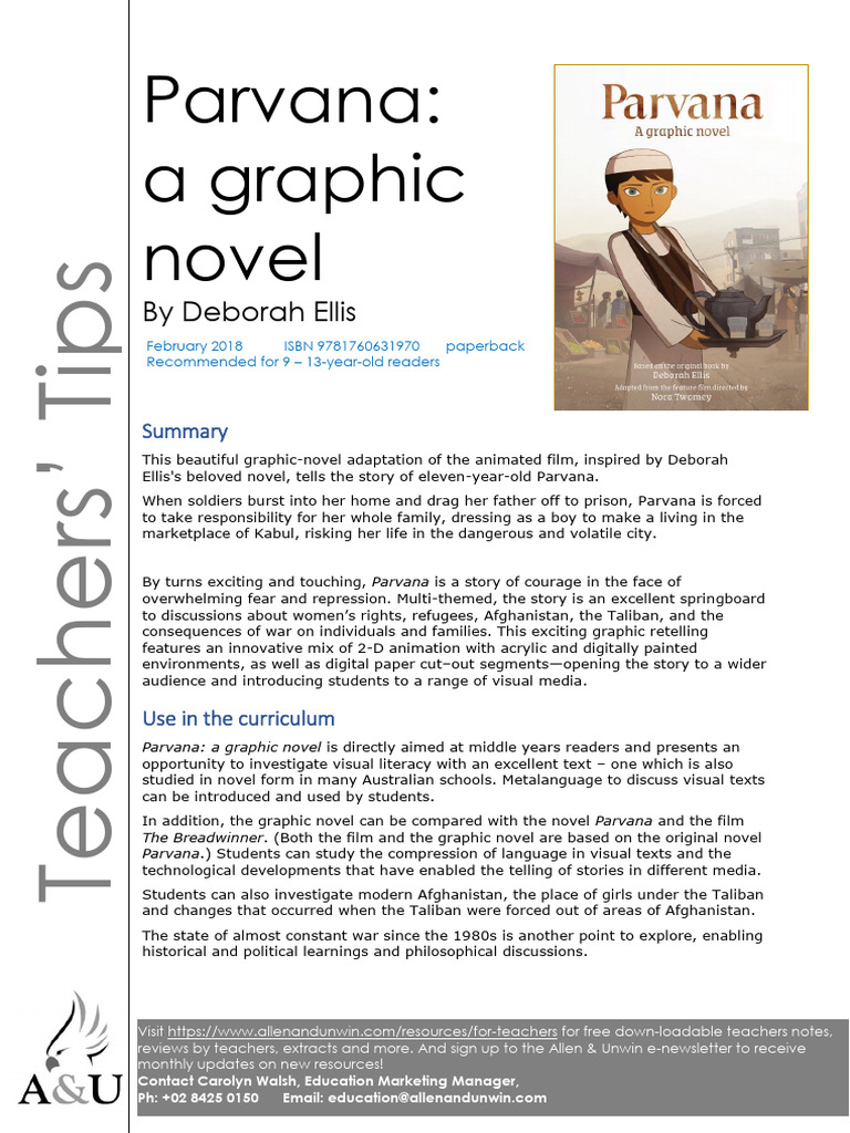Parvana Short Summary | PDF | Afghanistan | Taliban