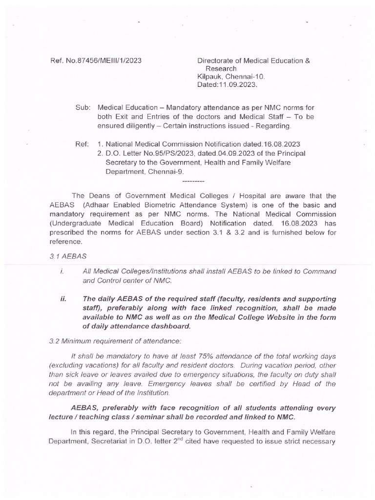 AEBAS Circular | PDF