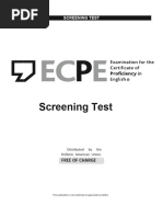 ECPE Speaking Test Guide & Videos | PDF | Test (Assessment) | Human Nature