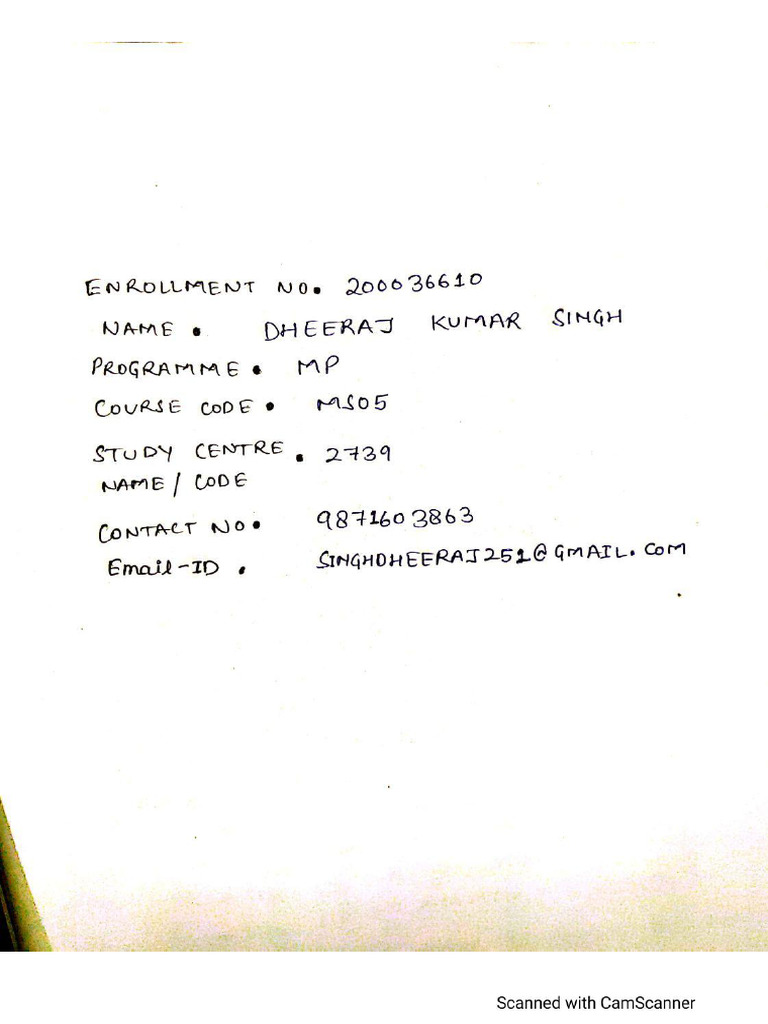 MS05 WithQuestionPaper | PDF