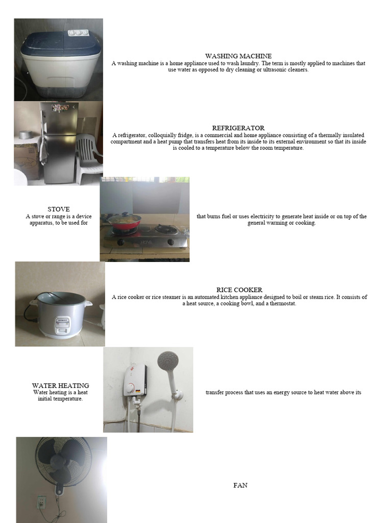 Electrical Devices | PDF | Ac Power Plugs And Sockets | Refrigerator