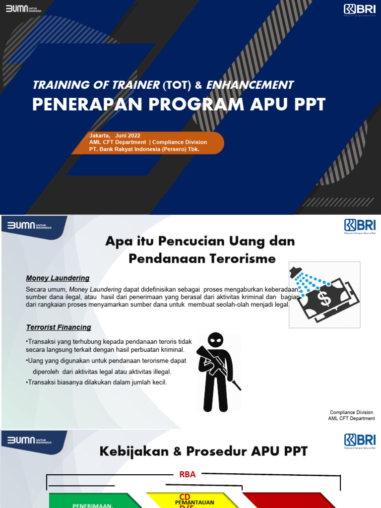 Sosialisasi Apu PPT TRX Remittance | PDF