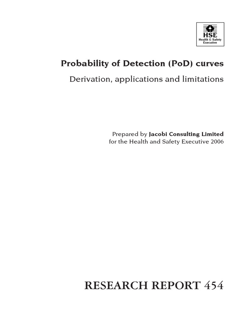 POD Apostila HSE | PDF | Nondestructive Testing | Confidence Interval