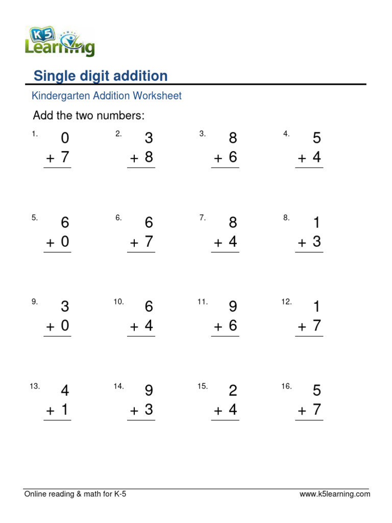 Vertical Addition | PDF