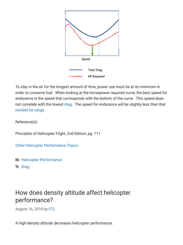How Does Density Altitude Affect Helicopter Performance - Helicopter Study Guide | PDF ...