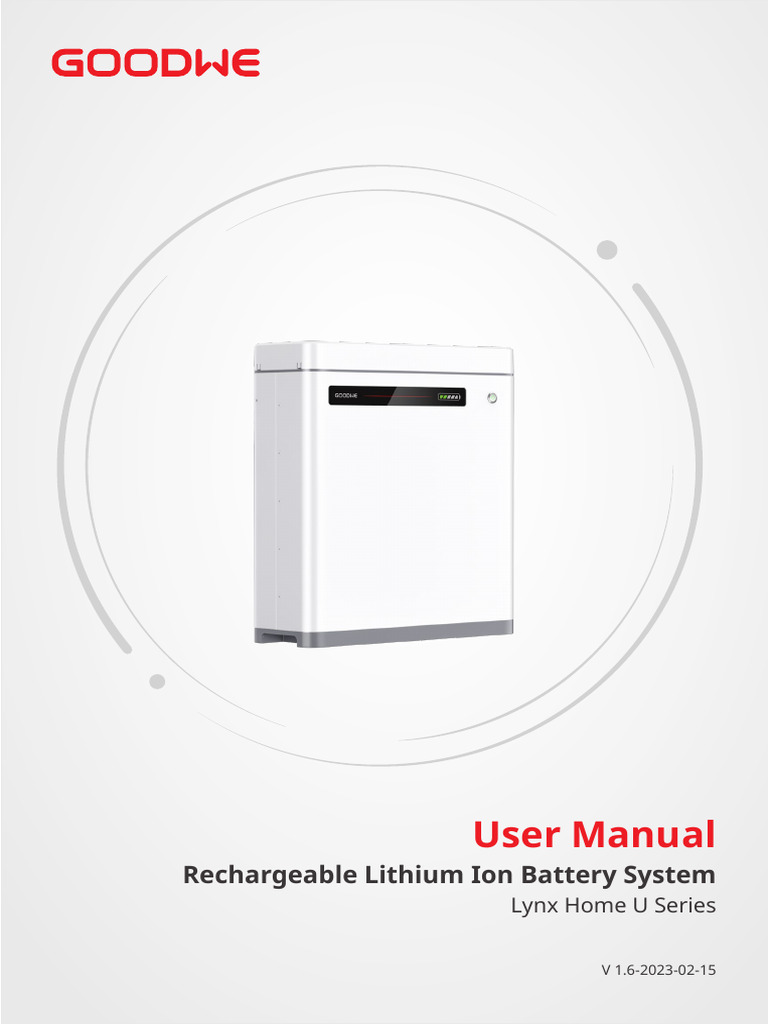 GW - Lynx Home U Series (LV) User Manual-EN | PDF | Electrical ...