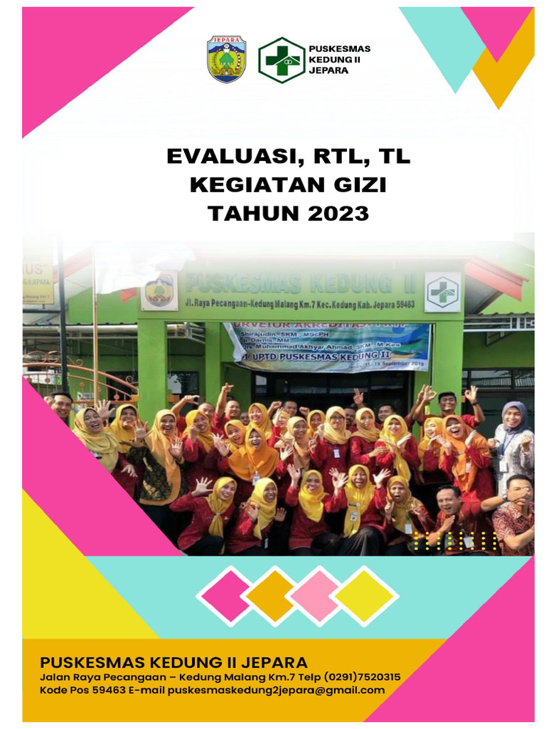 Evaluasi RTL TL Kegiatan Gizi | PDF
