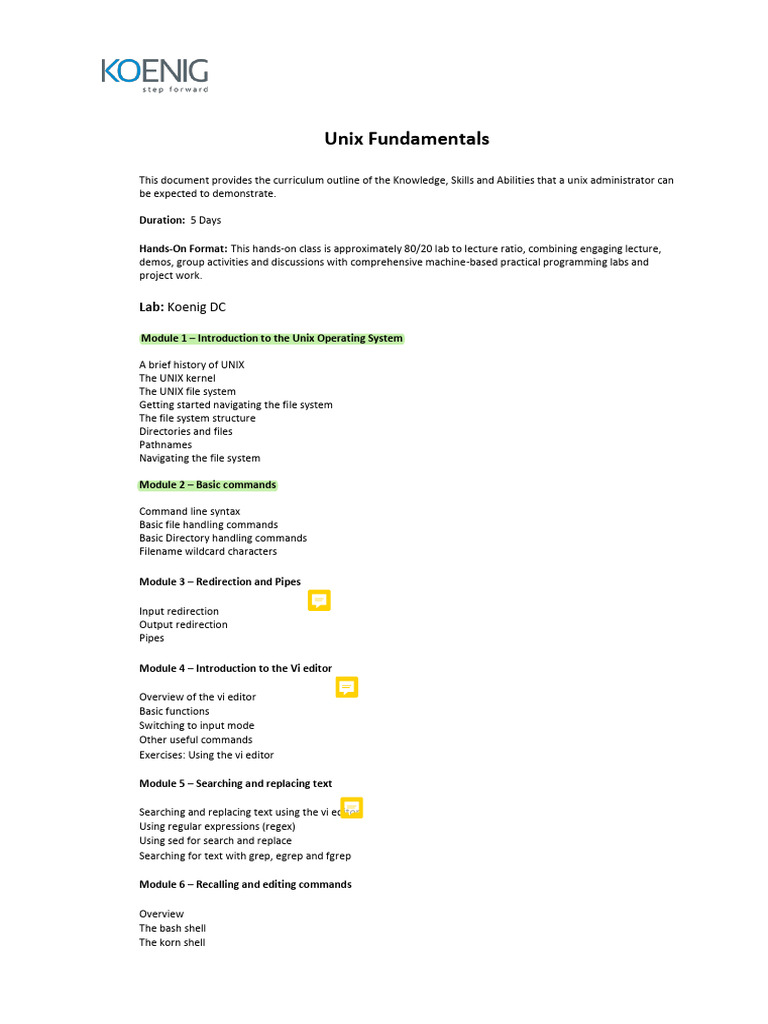 2022916595-UnixFundamentalsUpdated 2 | PDF | Control Flow | Computer ...