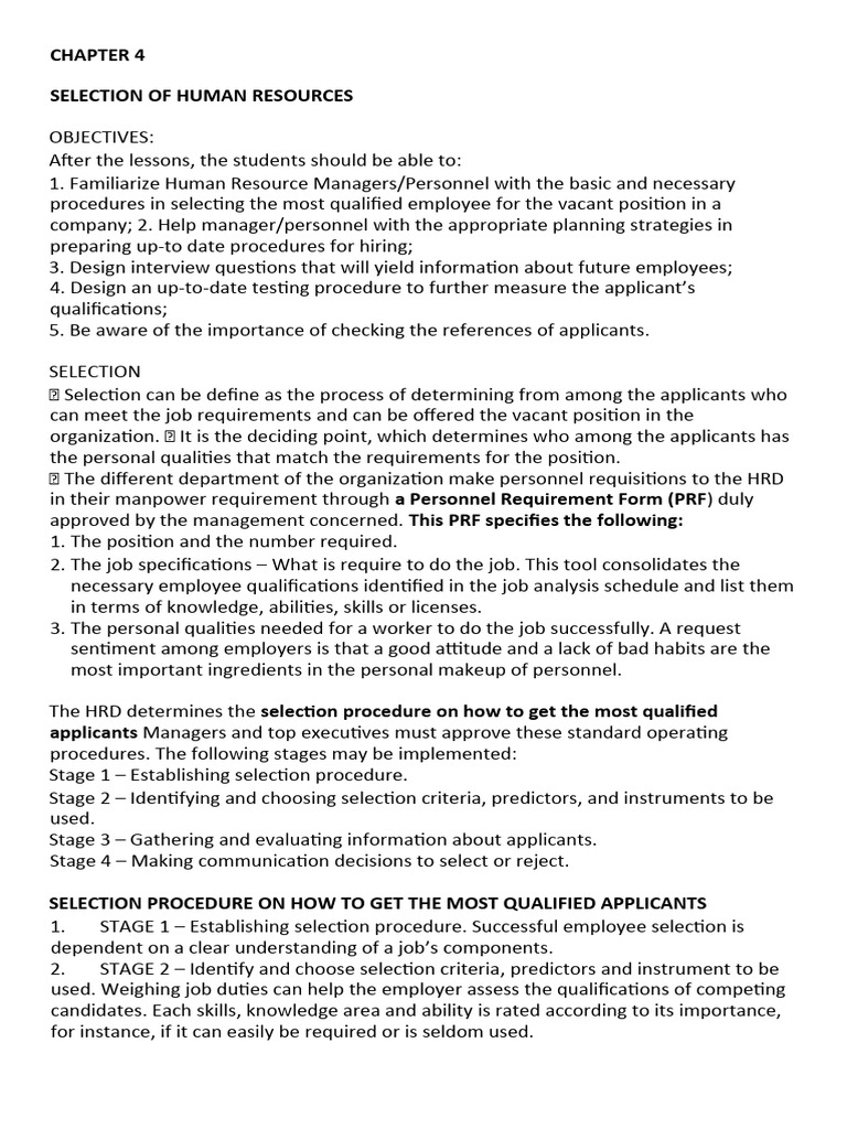 HR 4-6 | PDF | Performance Appraisal | Employment