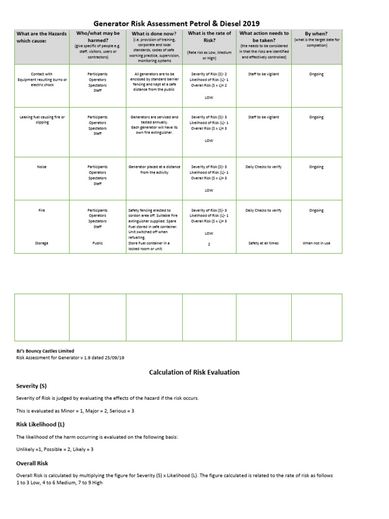 risk-generator-risk-assessment | PDF | Risk | Risk Assessment