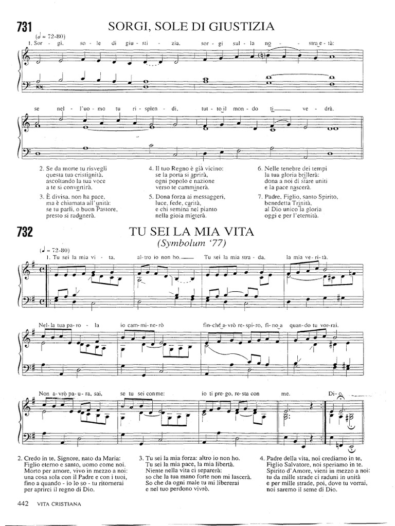 Tu Sei La Mia Vita | PDF