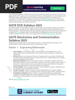 GATE EE (Electrical Engineering) Subject Wise Weightage | PDF ...