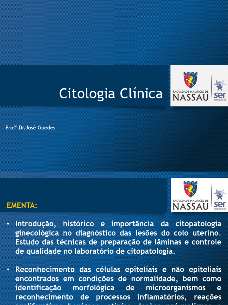 Aula 1 - Características Anatômicas e Citológicas Do Trato Genital ...