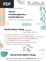 Cognitive Behavioral Theory | PDF | Cognitive Behavioral Therapy | Rational Emotive Behavior Therapy