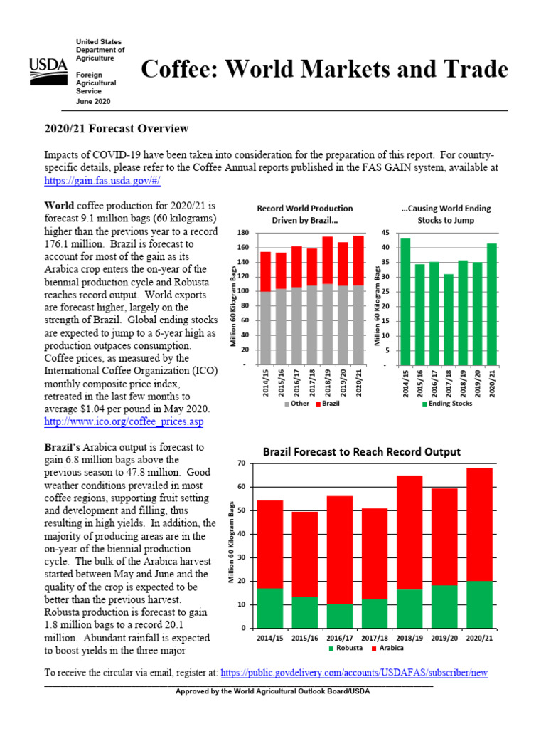 Coffee PDF | Download Free PDF | Coffee | Agriculture