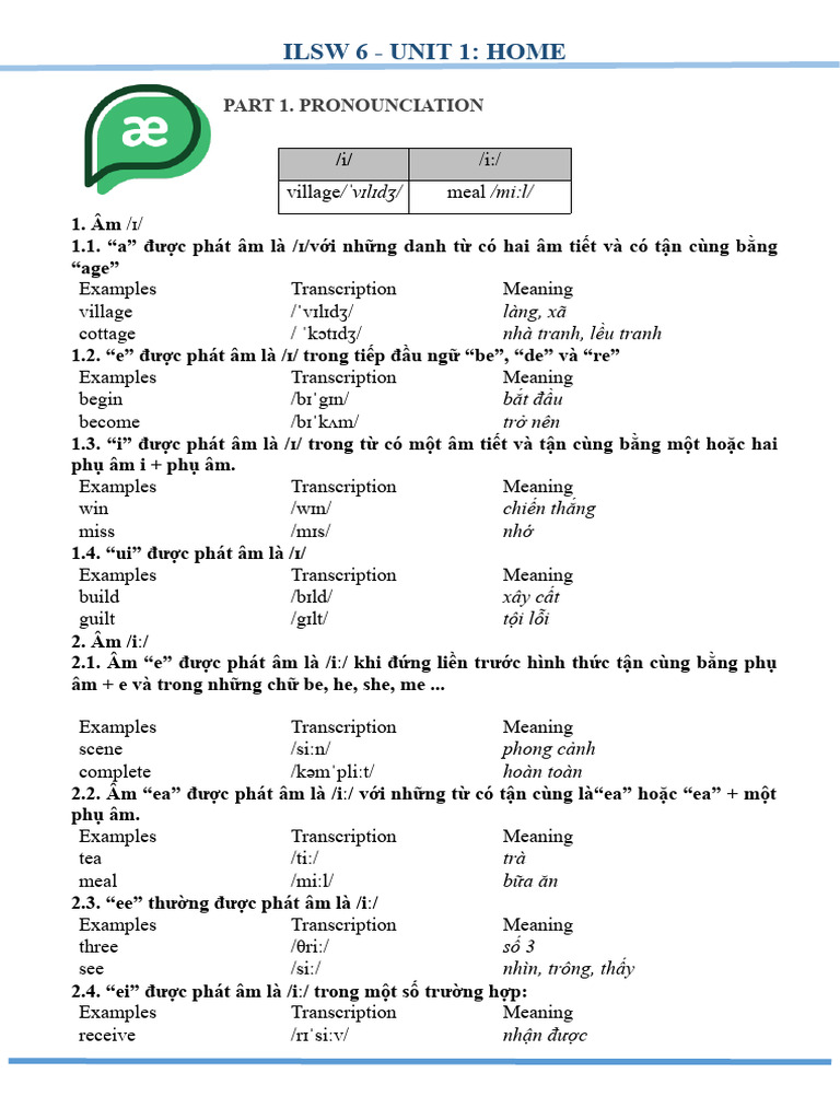 Grade 6 - U1 - Ilsw | PDF