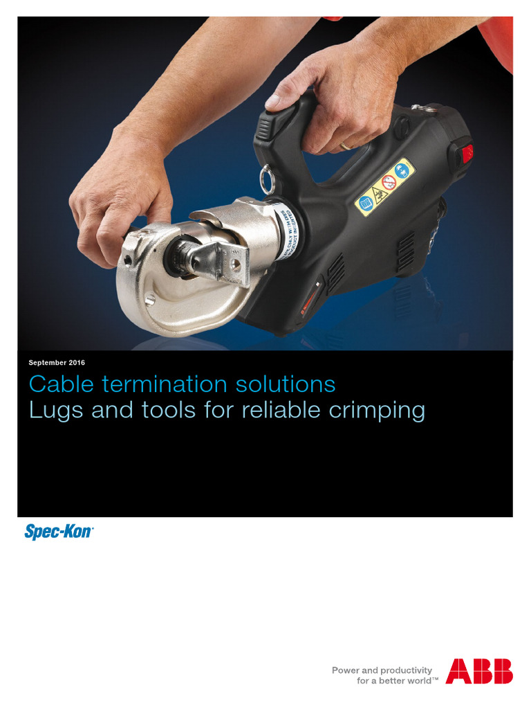 Cable Termination Solutions | PDF | Electrical Conductor | Electrical Connector