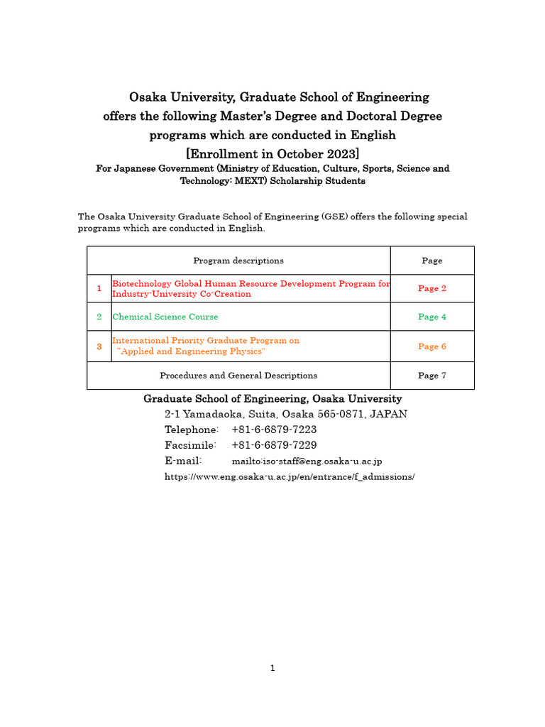 MEXT Guideline 1 | PDF | Postgraduate Education | Thesis