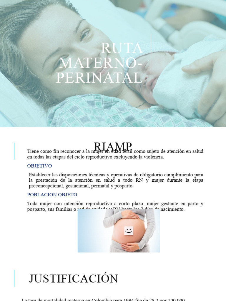 RUTA Materno-Perinatal Odontologia | PDF | Parto | El embarazo