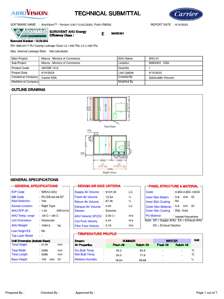Ahu 01 (Te) | PDF | Belt (Mechanical) | Mechanical Engineering