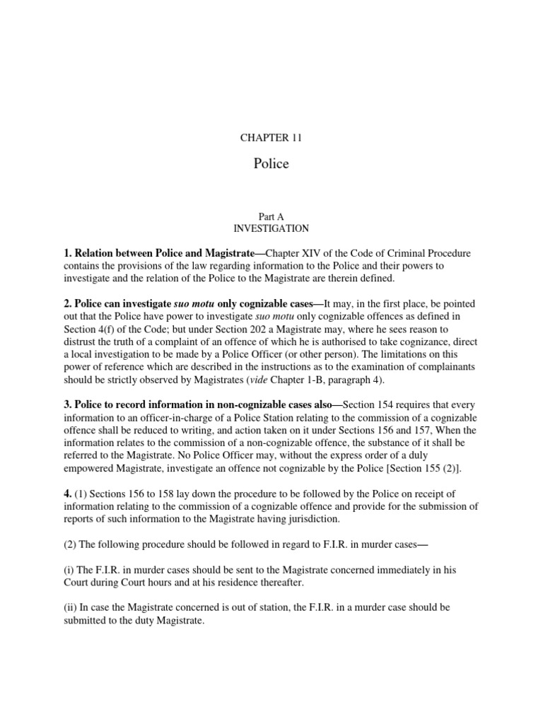 Police Custody | PDF | Criminal Procedure In South Africa | Detention ...