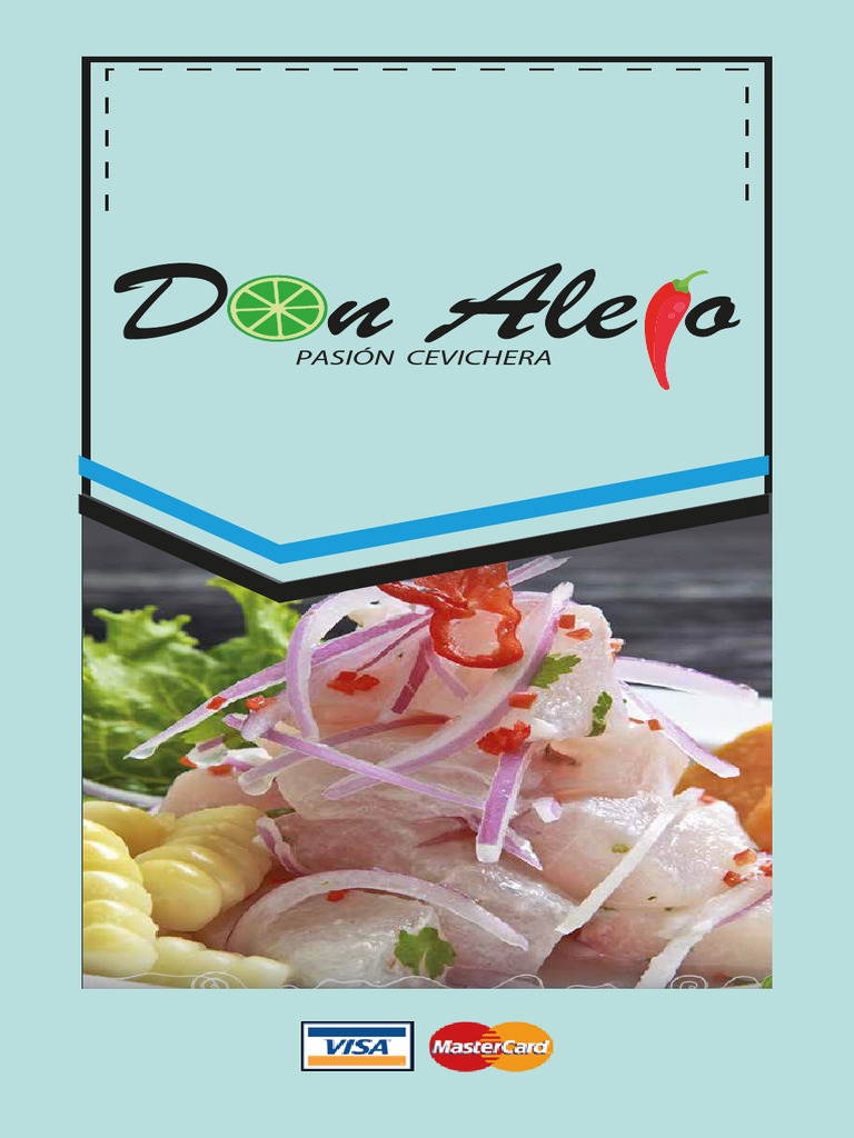 Carta Don Alejo 26-08-2023 | PDF | Mariscos | Industria de alimentos