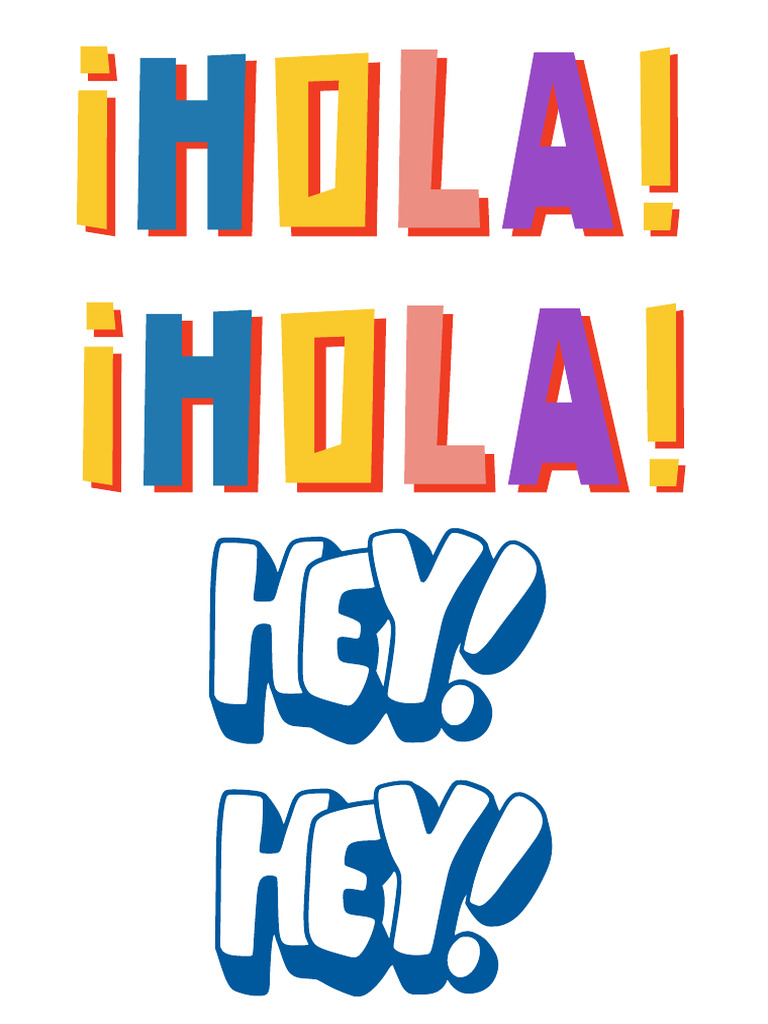 Hola y Adiós | PDF