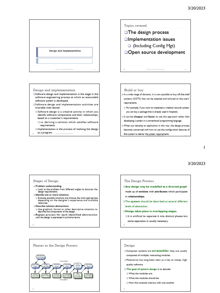 SE6 Des & Imp | PDF | Component Based Software Engineering | Modular Programming