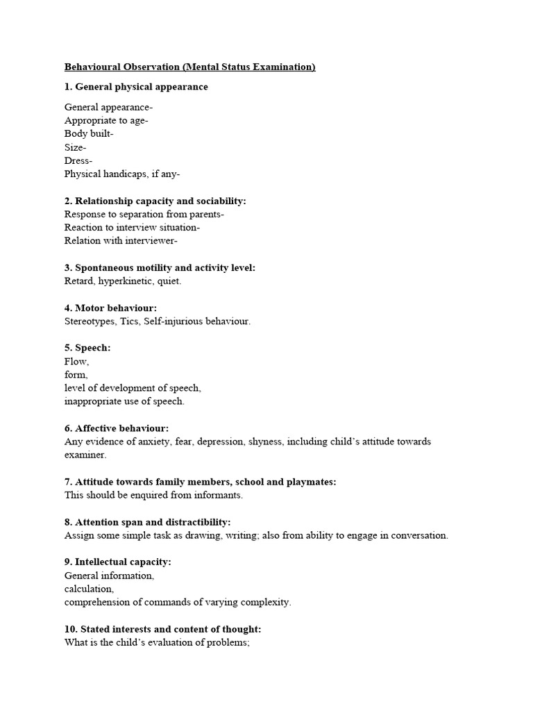 Child Mse | PDF