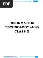 Class 10 Computer Application Code 165 Study Material | PDF | Html ...