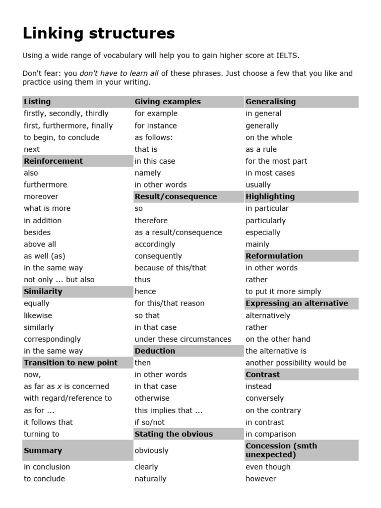 Linking Structures Pdf Cognitive Science