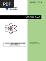 Modul Ajar 2 Struktur Atom Dan Sistem Periodik Unsur | PDF