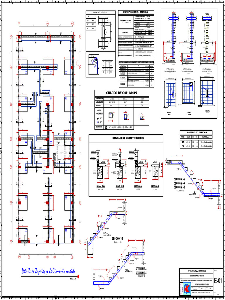 ESTRUCTURAS PLOTEO (3) - Model | PDF | Ingeniería estructural | Albañilería